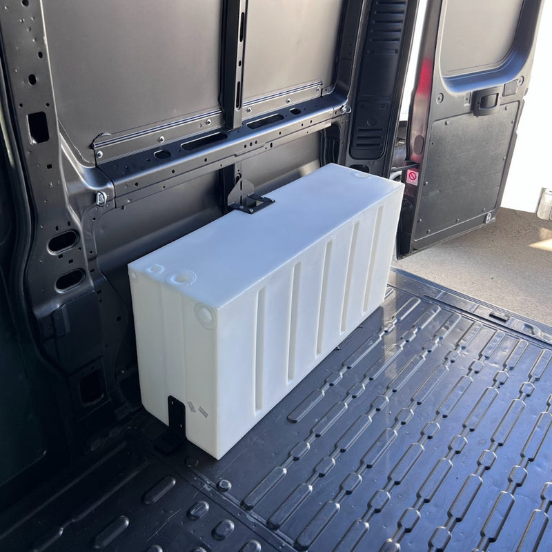 39 GALLON WHEEL WELL WATER TANK FOR 2013-2024 DODGE / RAM PROMASTER 15 ...