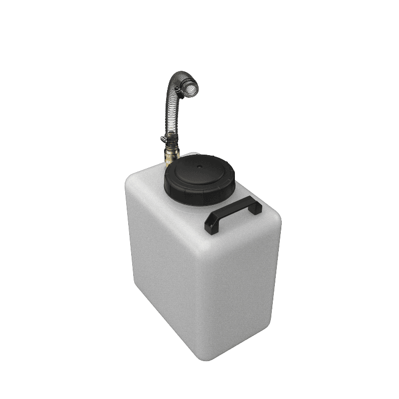 7 Gallon RV Portable Galley Grey Water Tank – S&B