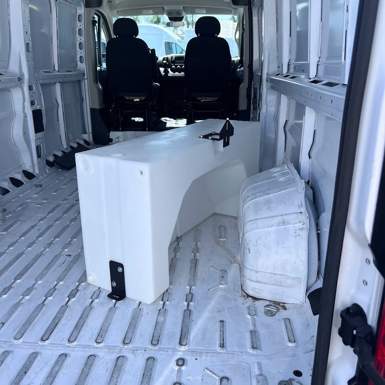 39 Gallon Wheel Well Water Tank For 2013-2025 Dodge / Ram Promaster 15 ...