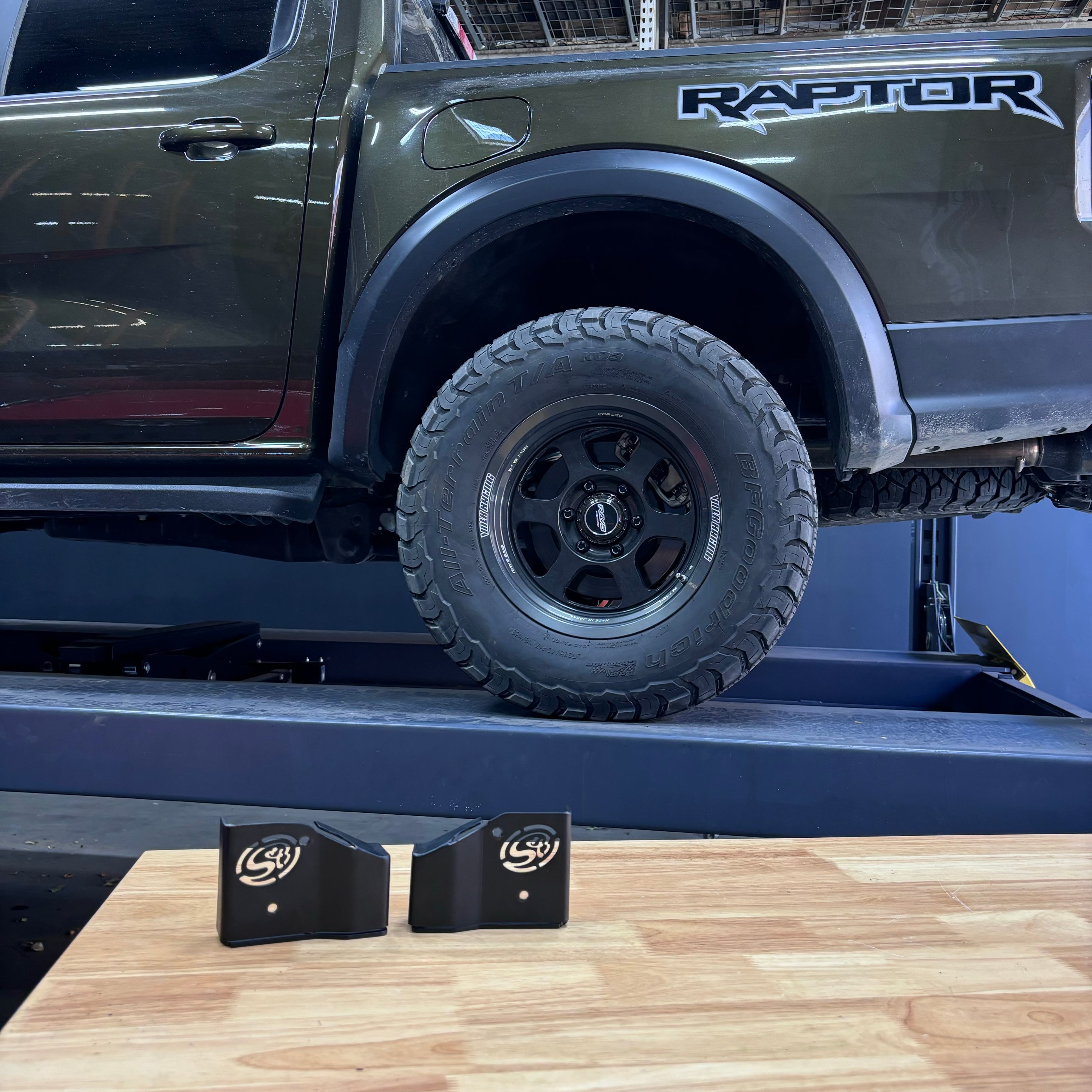 TRAILING ARM SENSOR GUARDS FOR 2024-2025 FORD RANGER RAPTOR 3.0L V6 – S&B