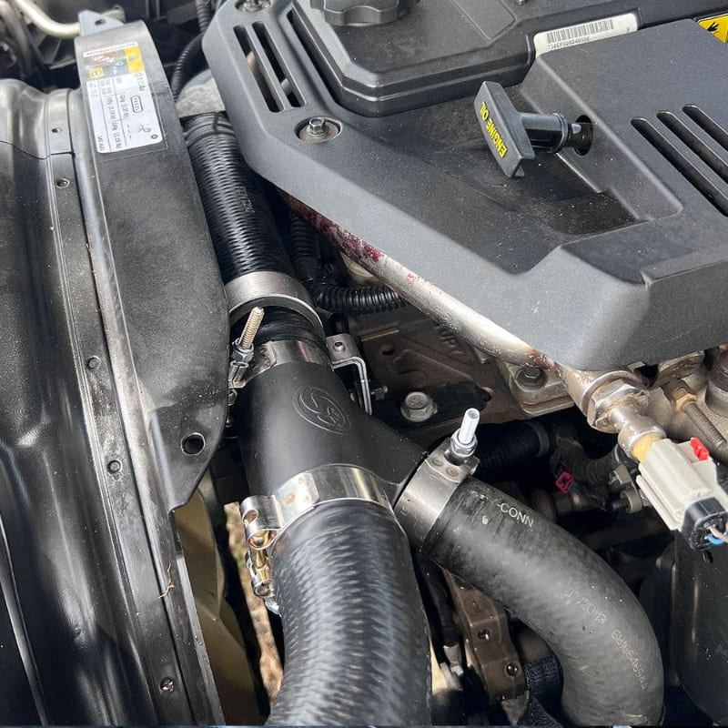 Aluminum Coolant Y-Pipe For 2013-2015 Dodge Ram Cummins 6.7L (Dual Rad ...