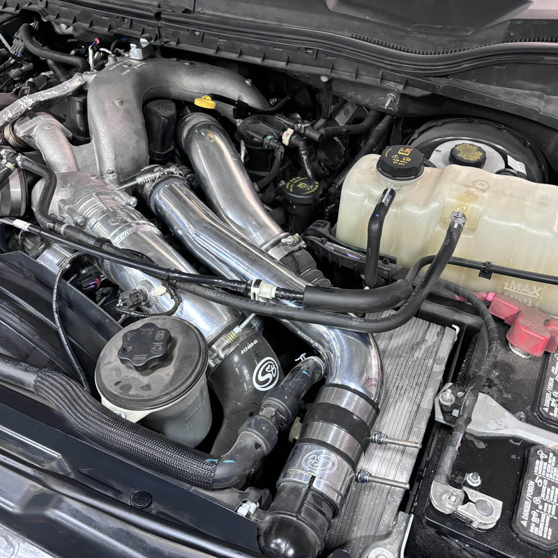 UPPER COOLANT PIPE FOR 2017-2025 FORD POWERSTROKE 6.7L – S&B