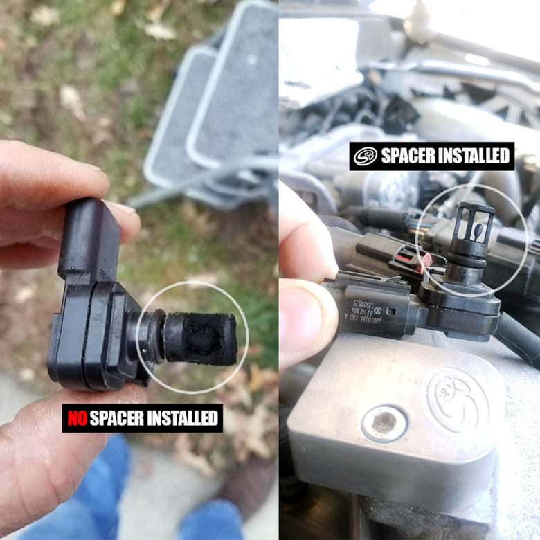 S&B MAP Sensor Spacers | Prevent Soot & Oil Buildup