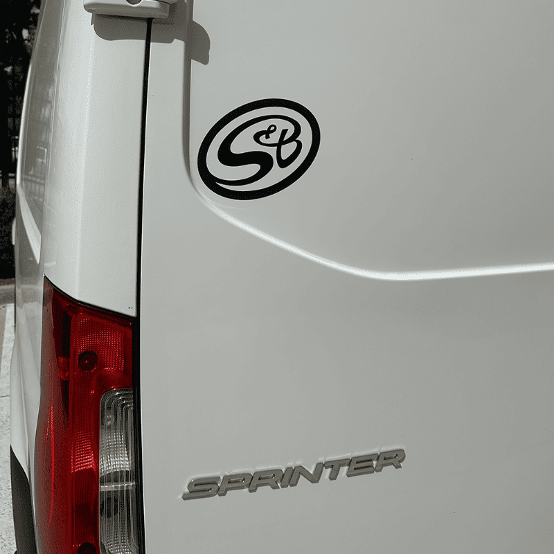 S&B Logo Premium 3M Decal (6" x 7")