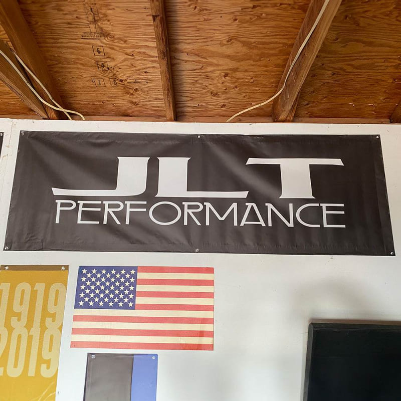JLT Performance Premium Vinyl Garage / Shop Banner (6' W x 2' H) – S&B