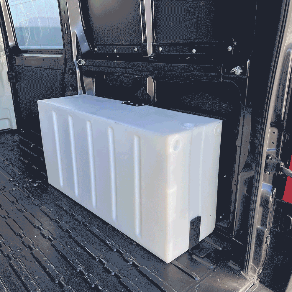 39 Gallon Wheel Well Water Tank For 2013-2025 Dodge / Ram Promaster 15 ...